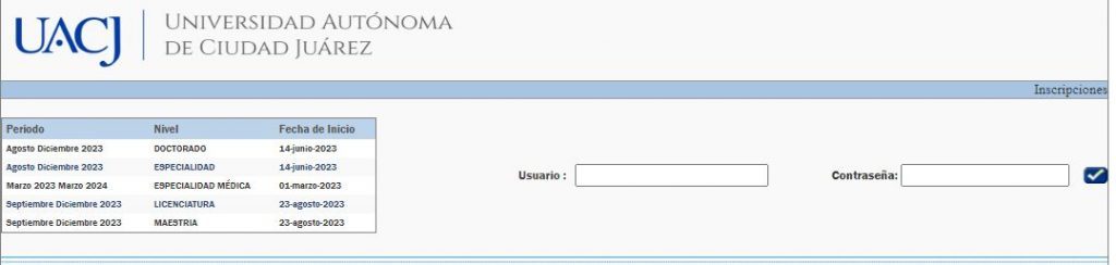 UACJ en línea - carreras, costos y documentación